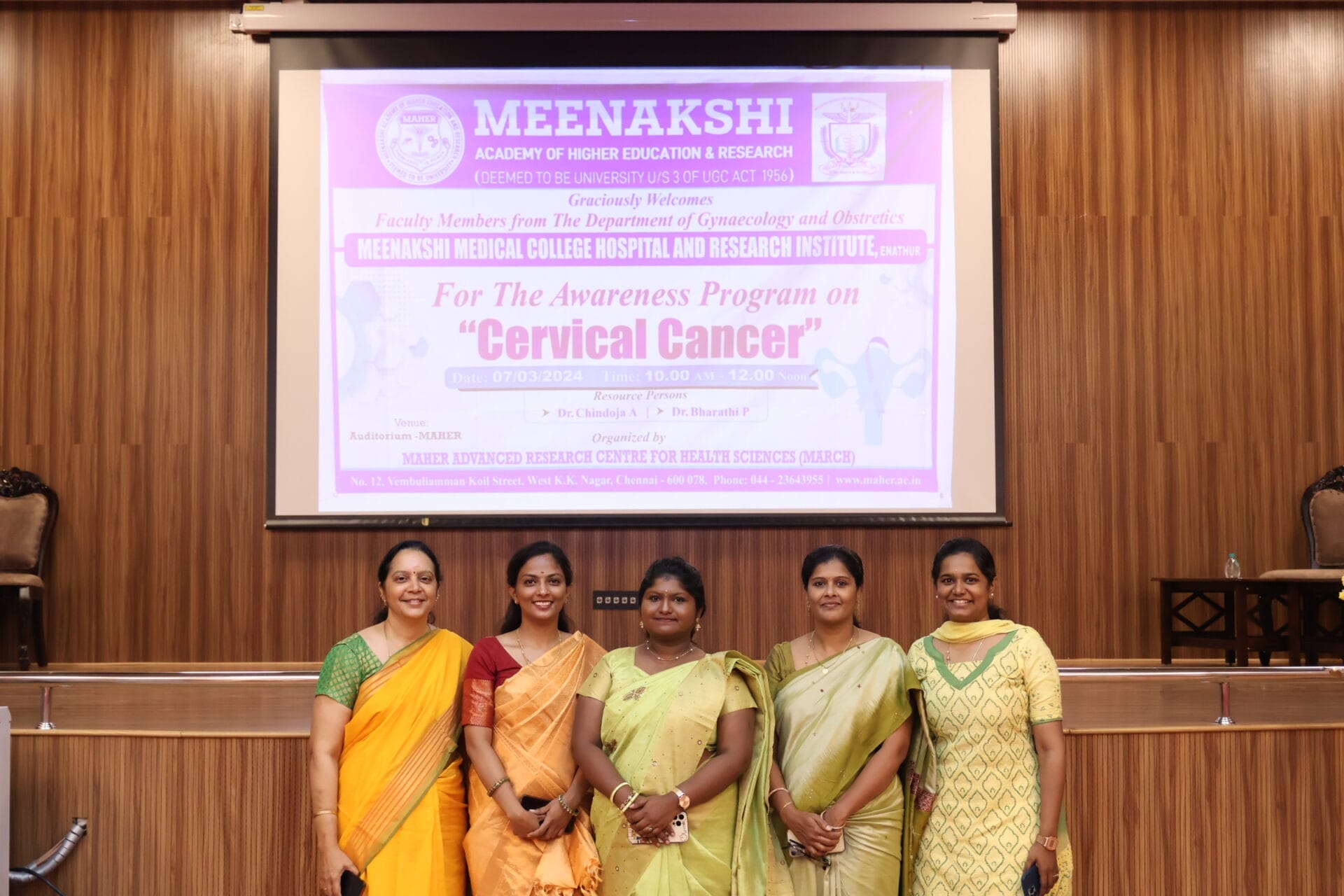 An Awareness Program on “Cervical Cancer” – MAHER