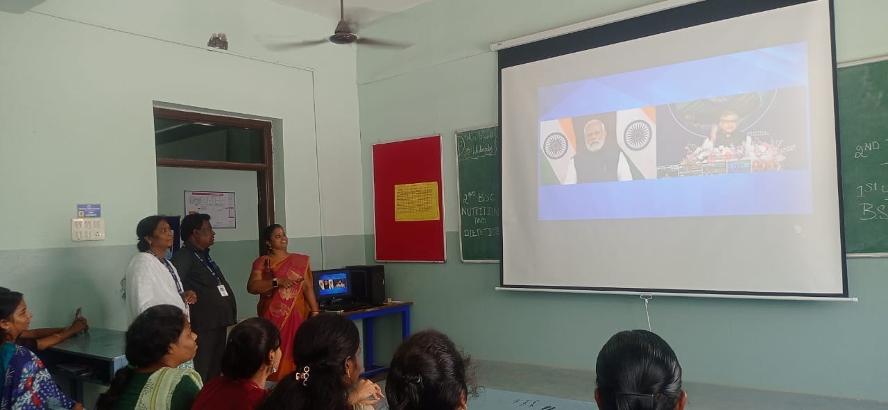 India’s techade- chips for Viksit Bharat was telecasted at MAHER-FHS ...