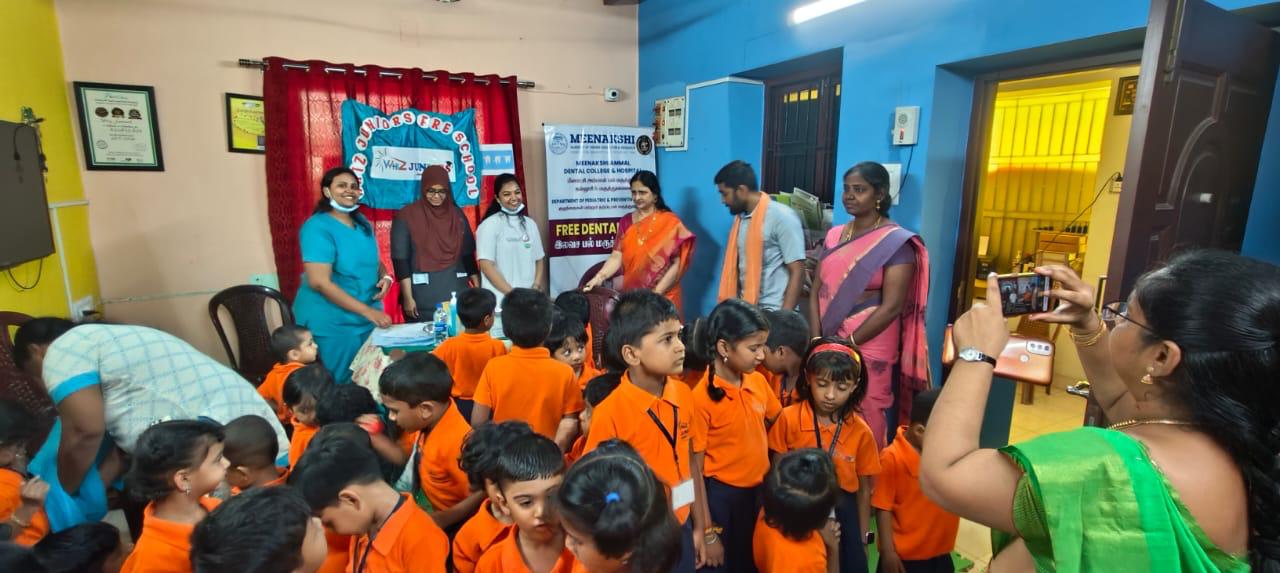 Oral health screening and awareness camp at Meenakshi Ammal Dental ...