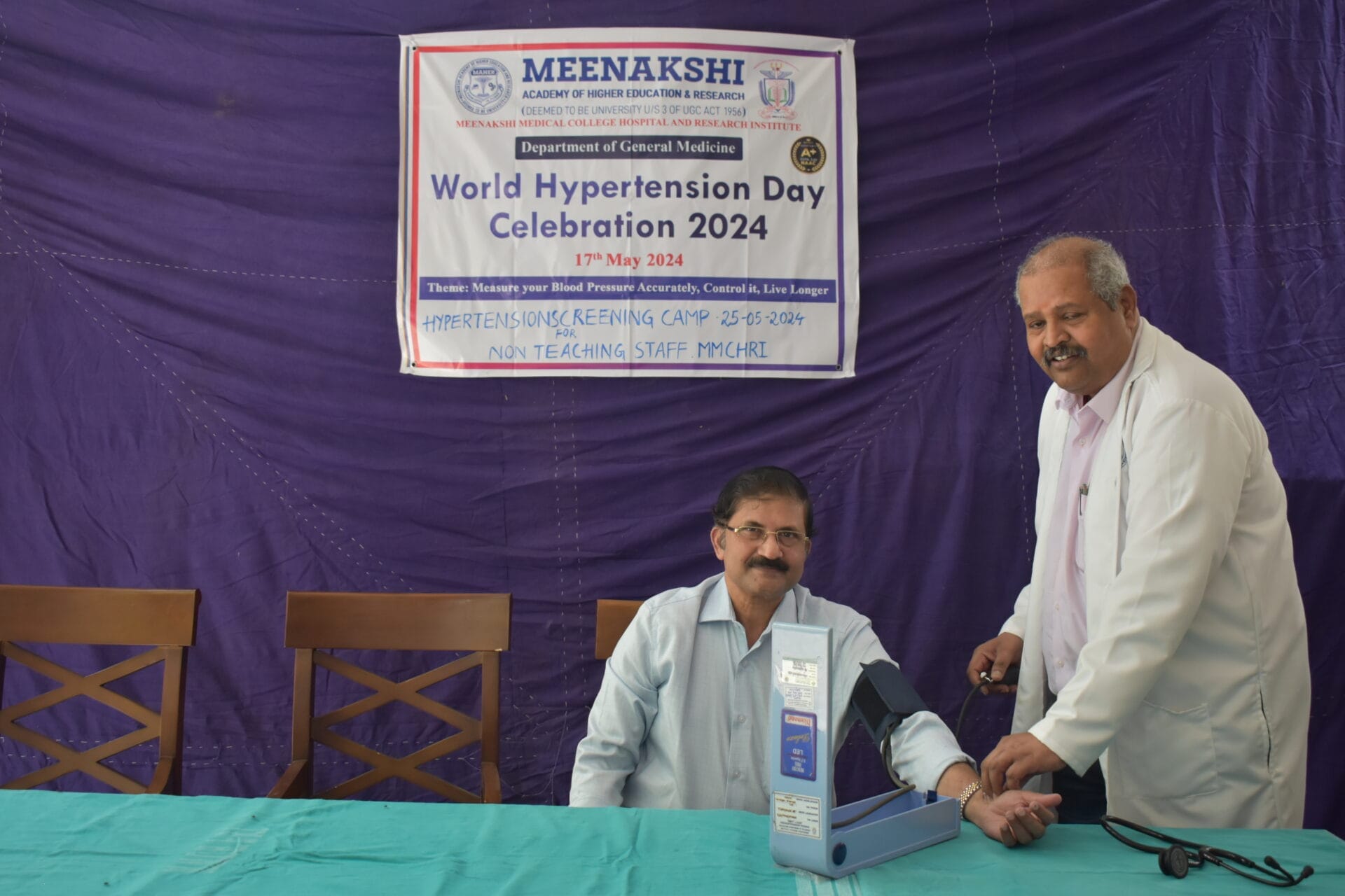 Hypertension Screening Camp – MAHER