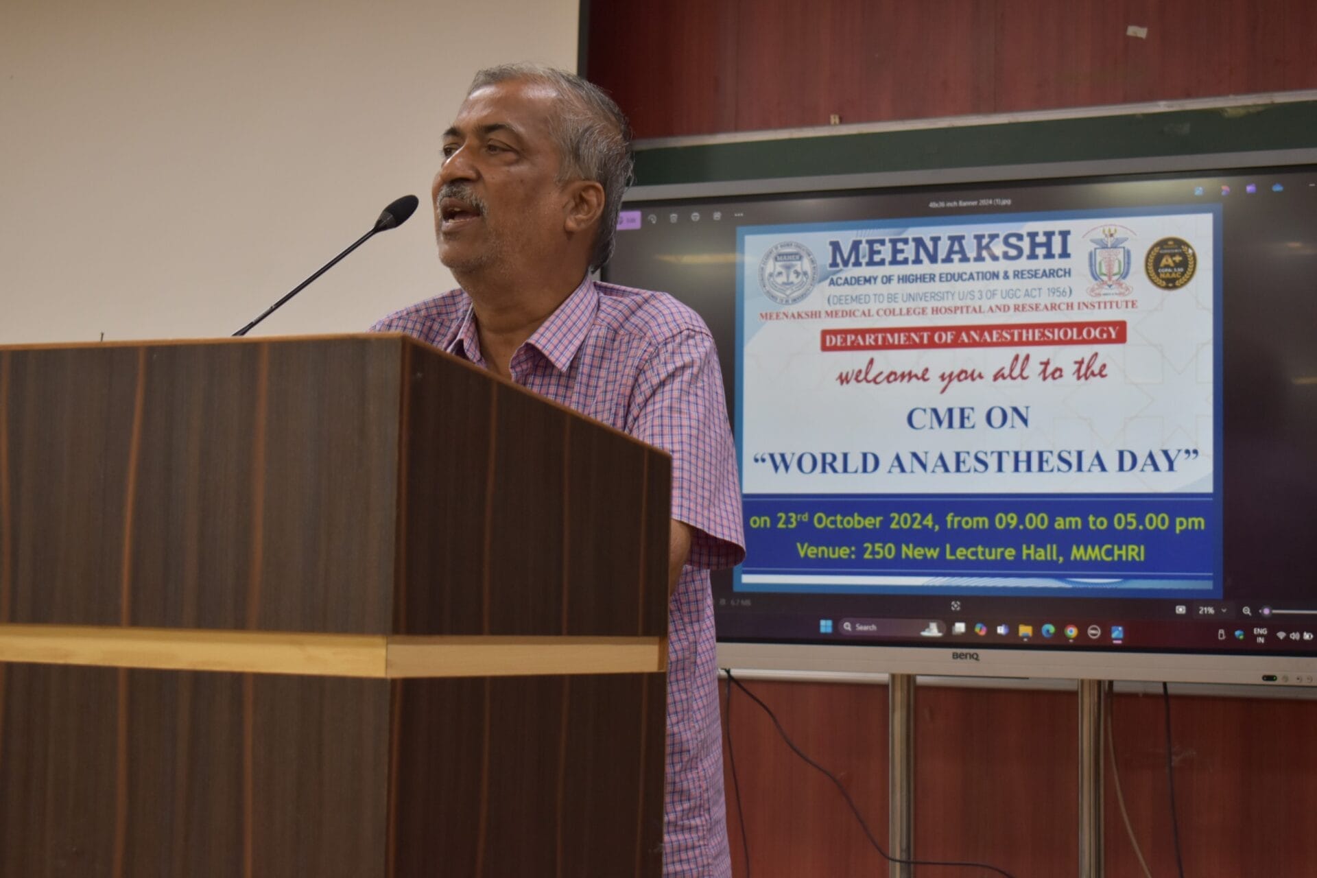 World Anaesthesia Day – MAHER